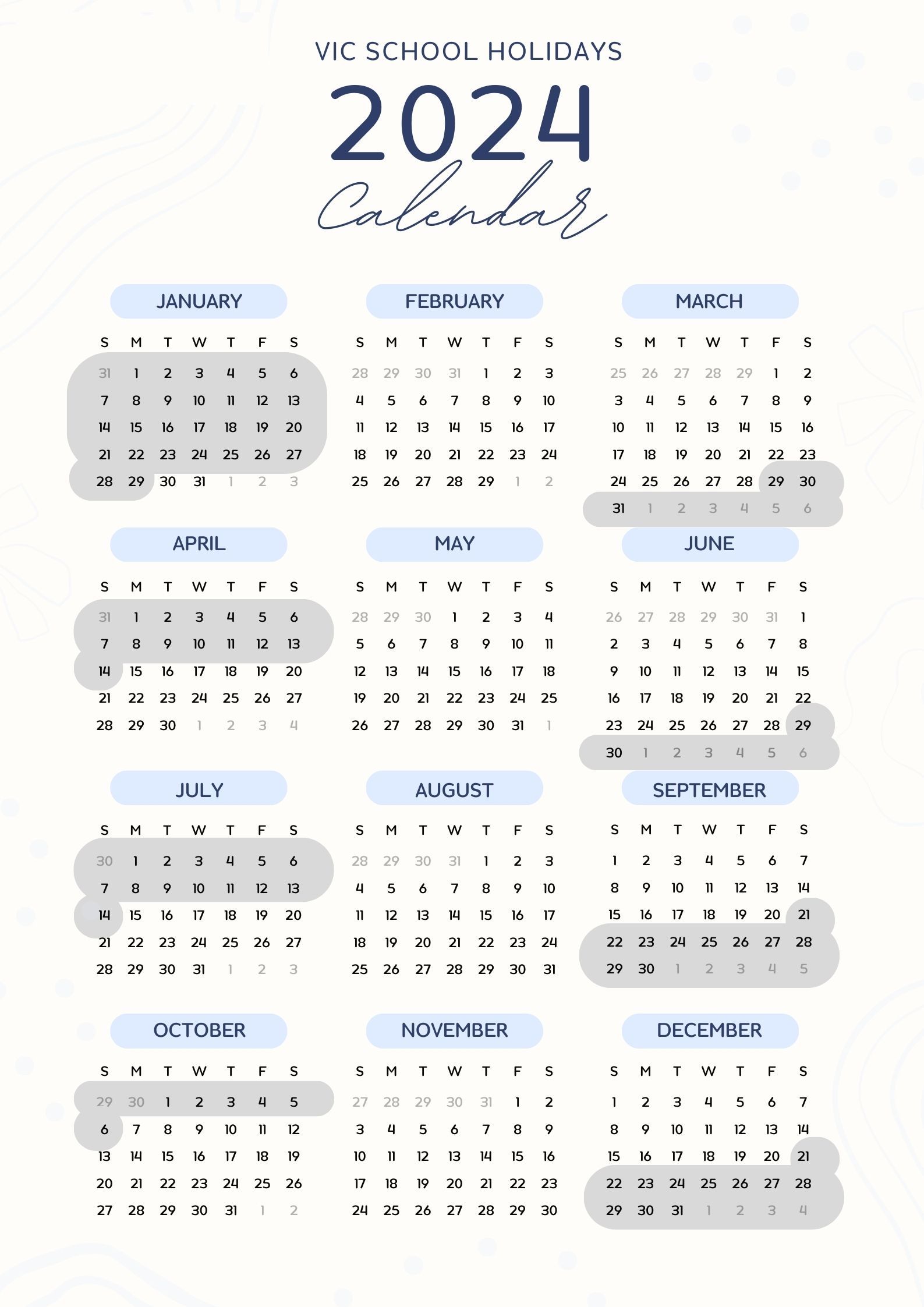 Melbourne School District Calendar 2024 2025 Academic Year 